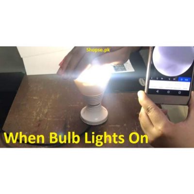 Get Ip Wireless Panoramic Hidden Bulb Camera at best Price in Pakistan